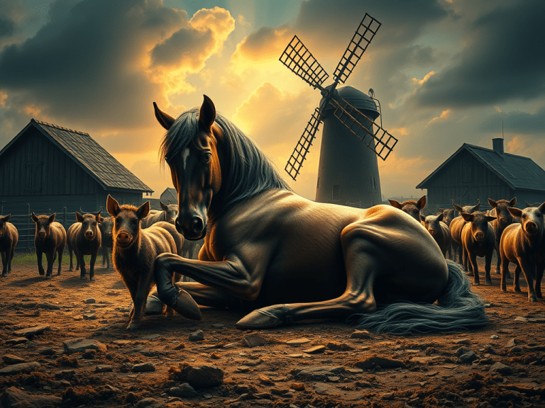 Animal Farm Chapter 9 Summary and Analysis: Deception and ...